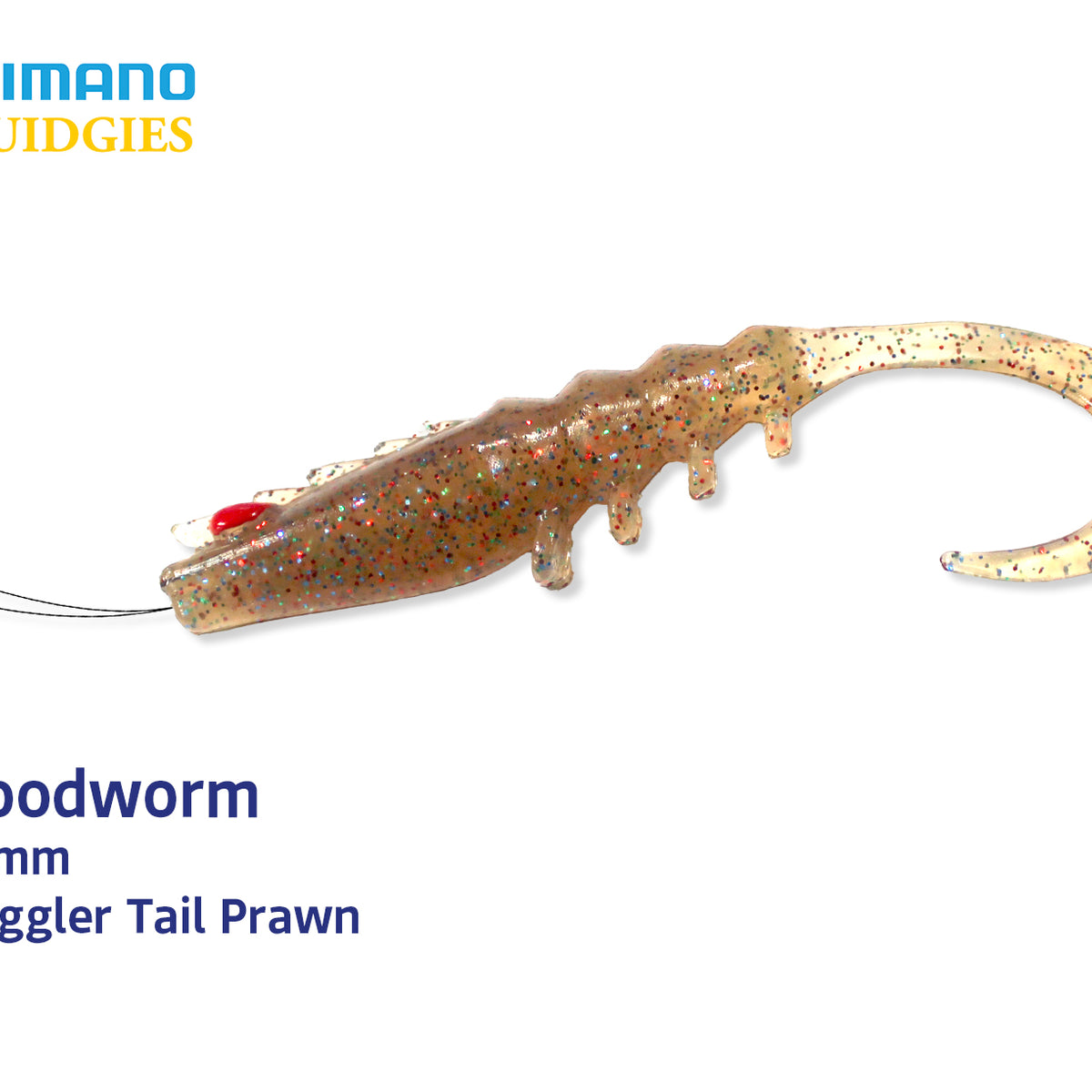 Squidgies Prawn Wriggler Tail 110mm – Tackle World