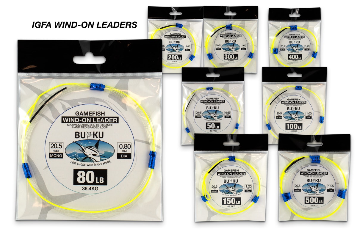 Buku Mono IGFA Wind-On Leader – Tackle World