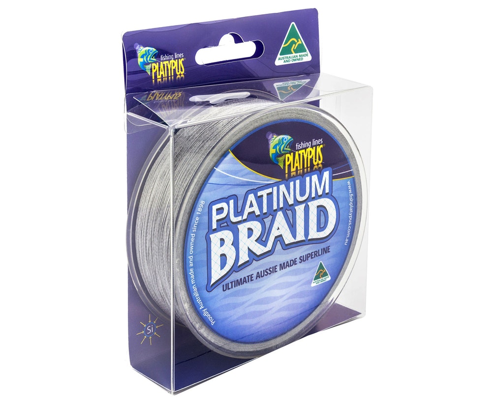 Platypus Platinum Braid 300Yds Grey – Tackle World