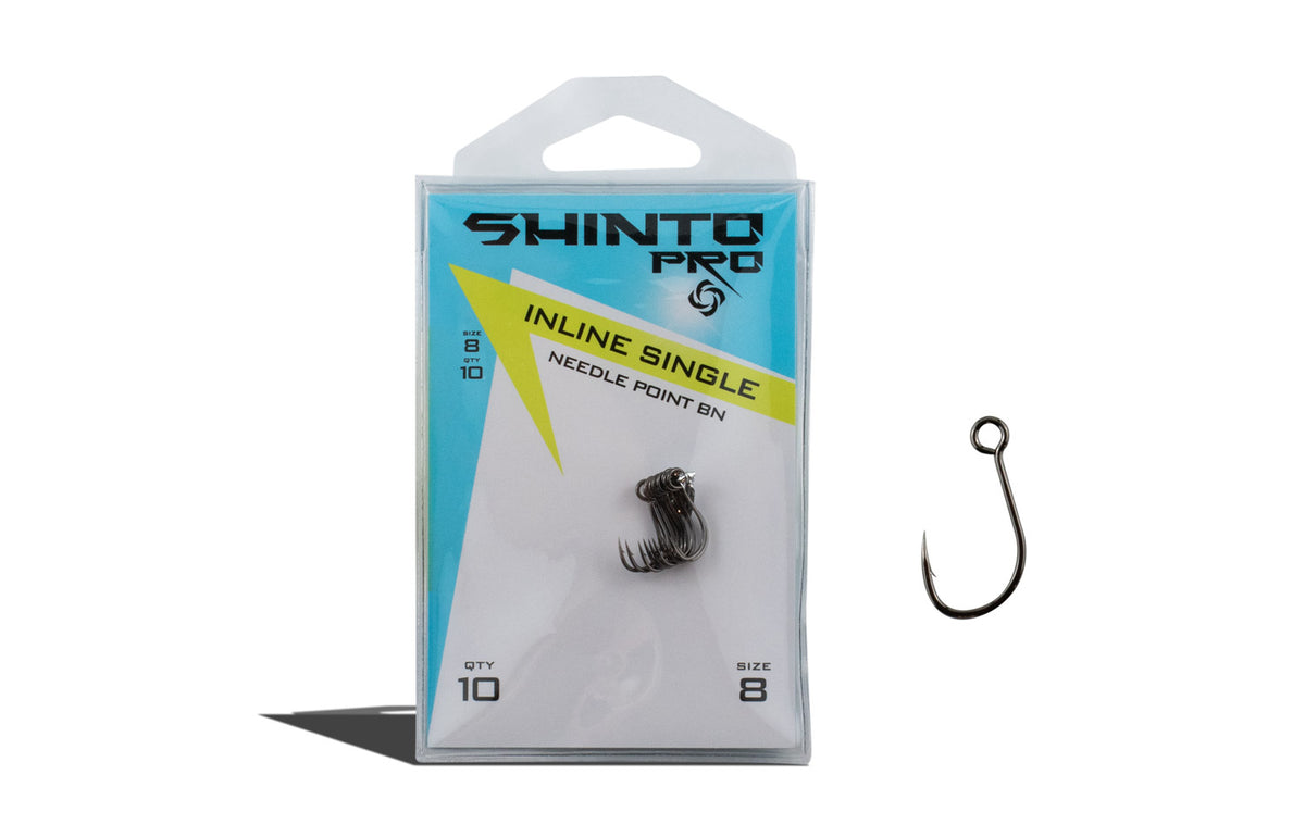 Inline Single Lure Hook - Black Nickel – Tackle World