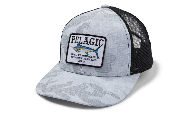 Pelagic Cap Gamefish Marlin Fish Camo Grey – Tackle World