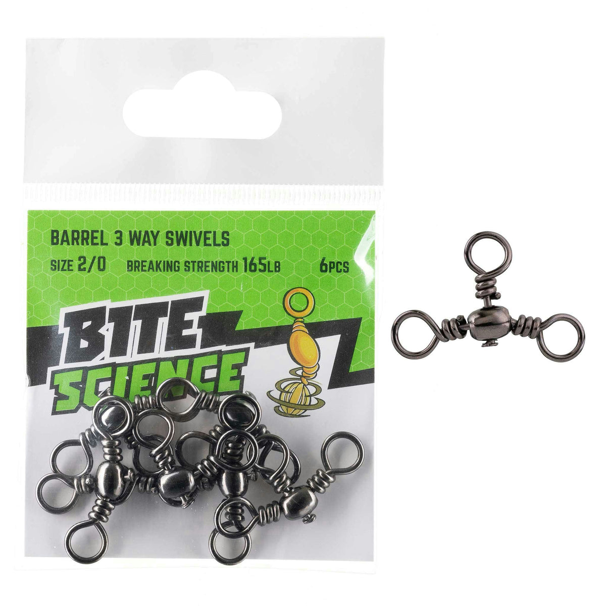 Bite Science Swivels Barrel 3-Way – Tackle World