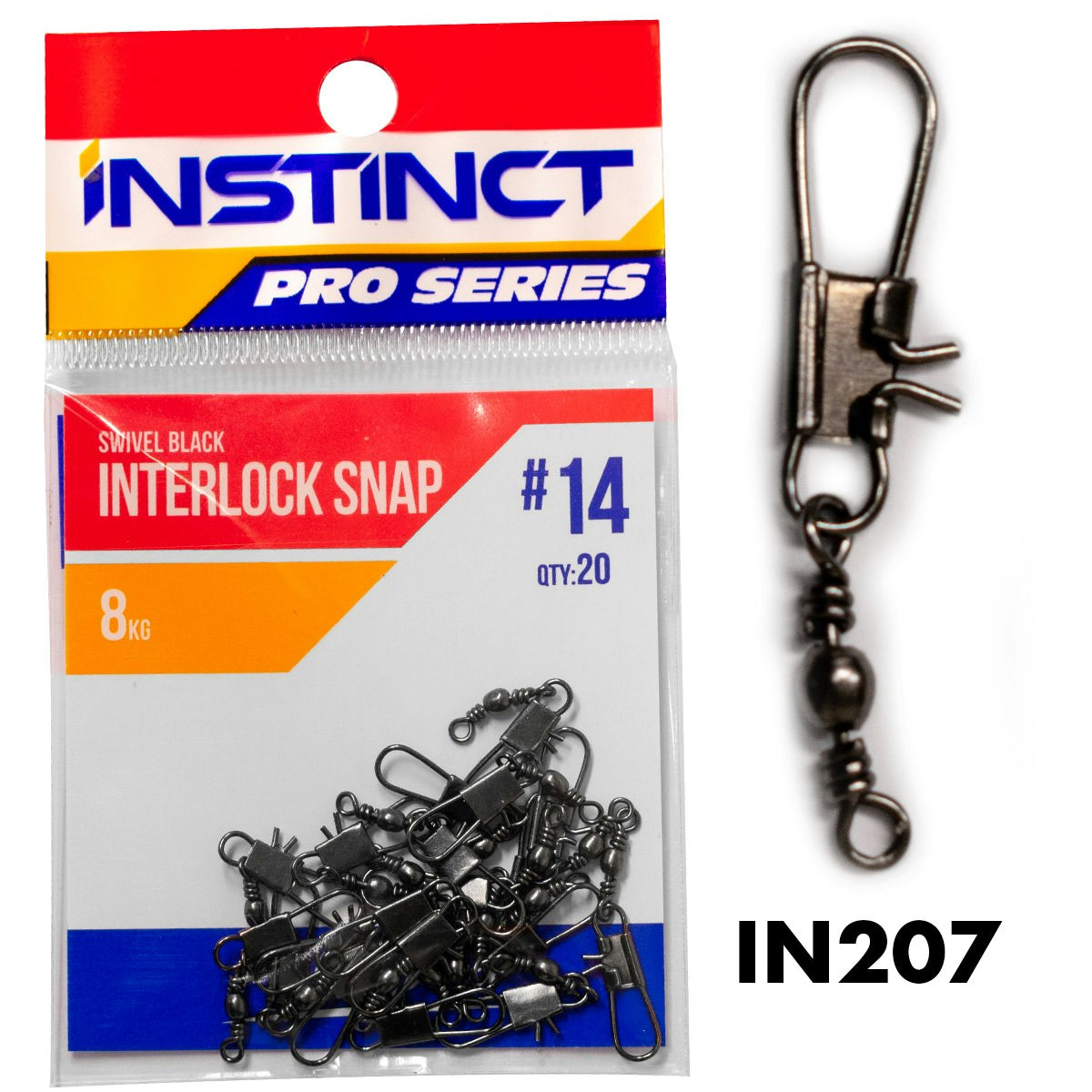 Instinct Pro Swivel Black Interlock Snap – Tackle World