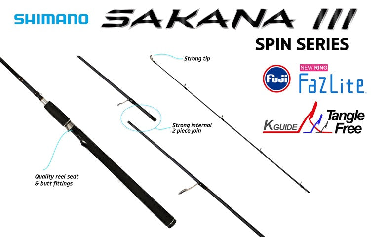 Shimano Sakana 3 Rods Spin Series – Tackle World