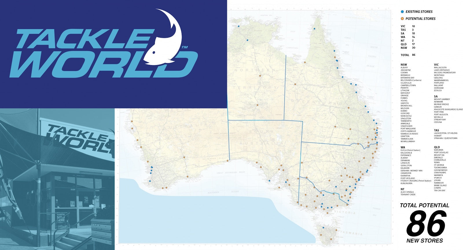 Opening a Store – Tackle World